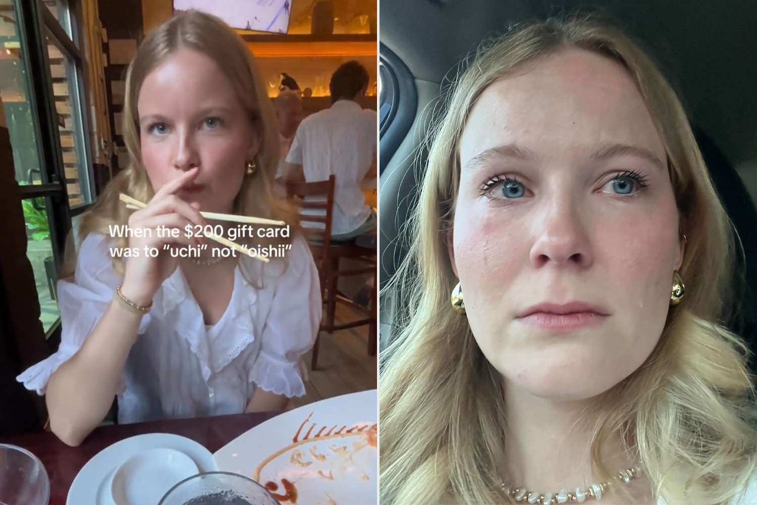 New bride bursts into tears after learning she can't use $200 gift card ...