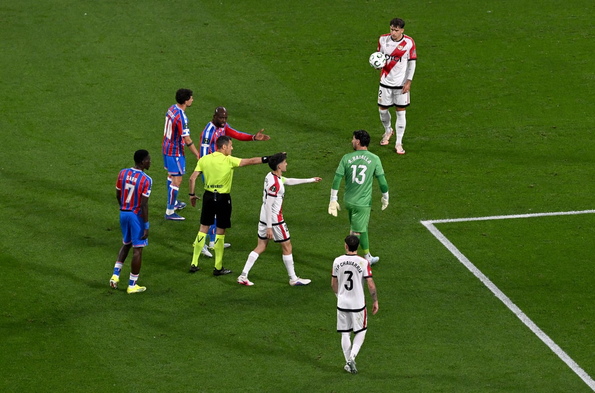 Conference League final suspended after medical emergency in the crowd