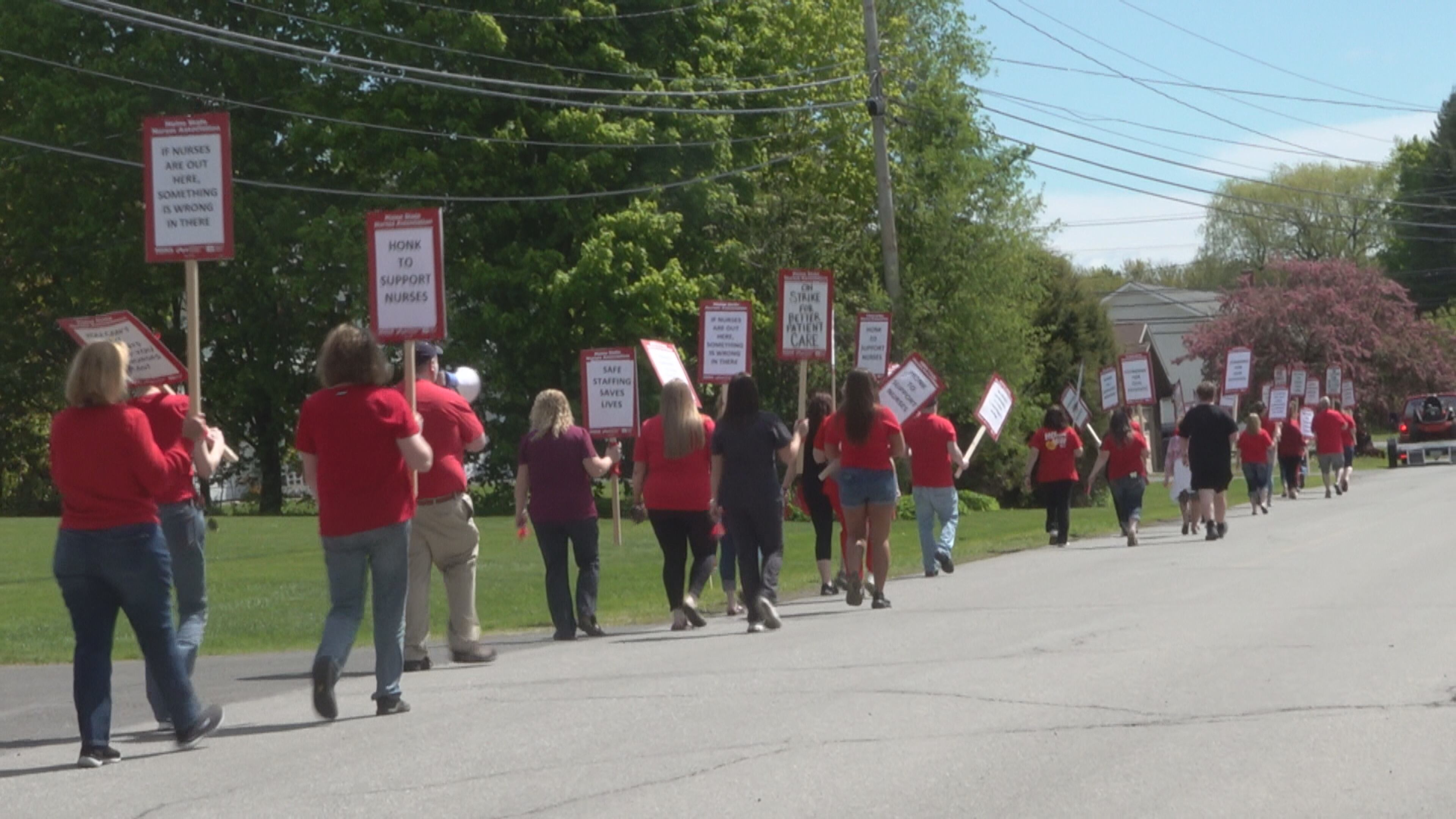 Houlton Regional Hospital nurses begin 4-day strike over staffing concerns