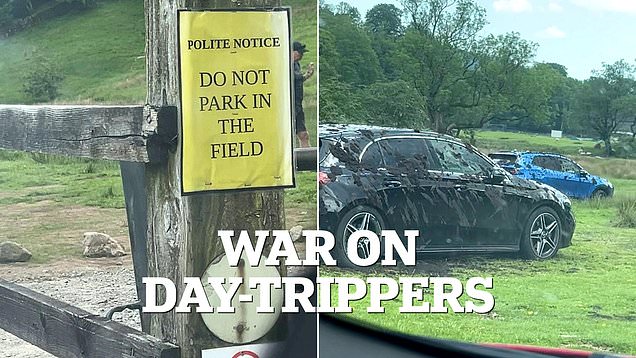 Furious farmer sprays dozens of cars with slurry during heatwave