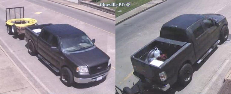 Pineville police investigating stolen flexible pipe