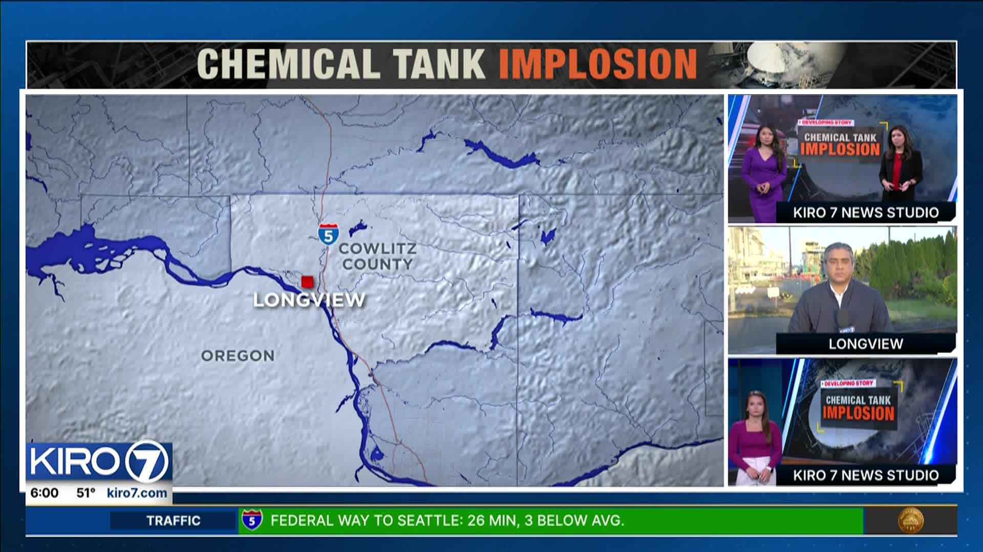 At least 2 dead and 9 unaccounted for in Longview chemical tank implosion