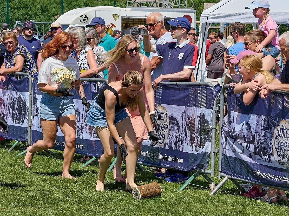 Huge crowds turn out for Stilton Cheese Rolling Festival despite ...
