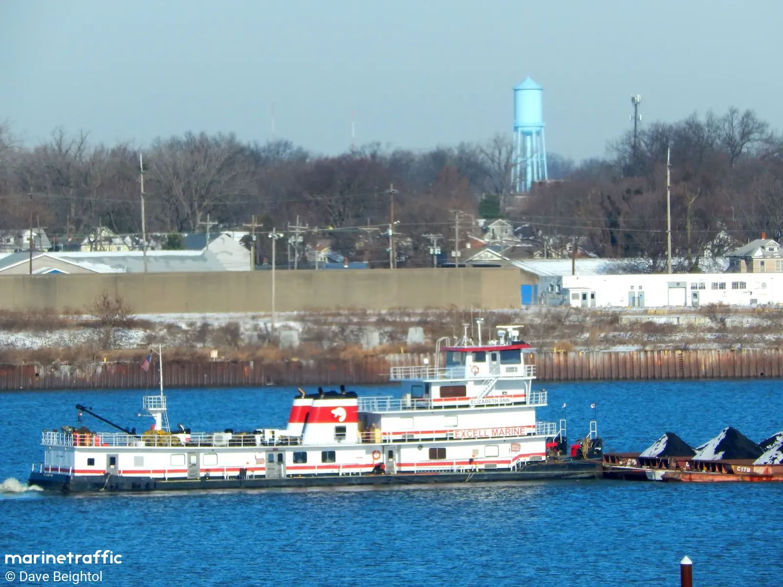 Incoming barge signals key moment in construction of new bridge