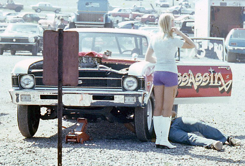 '70s era muscle rides transformed into drag machines
