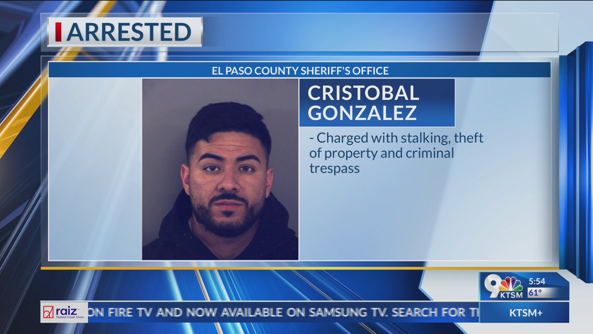 A man faces multiple charges after stalking with a drone
