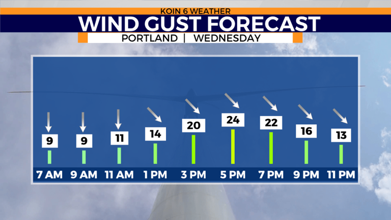 Warm to the west, stormy out east Wednesday in the PNW