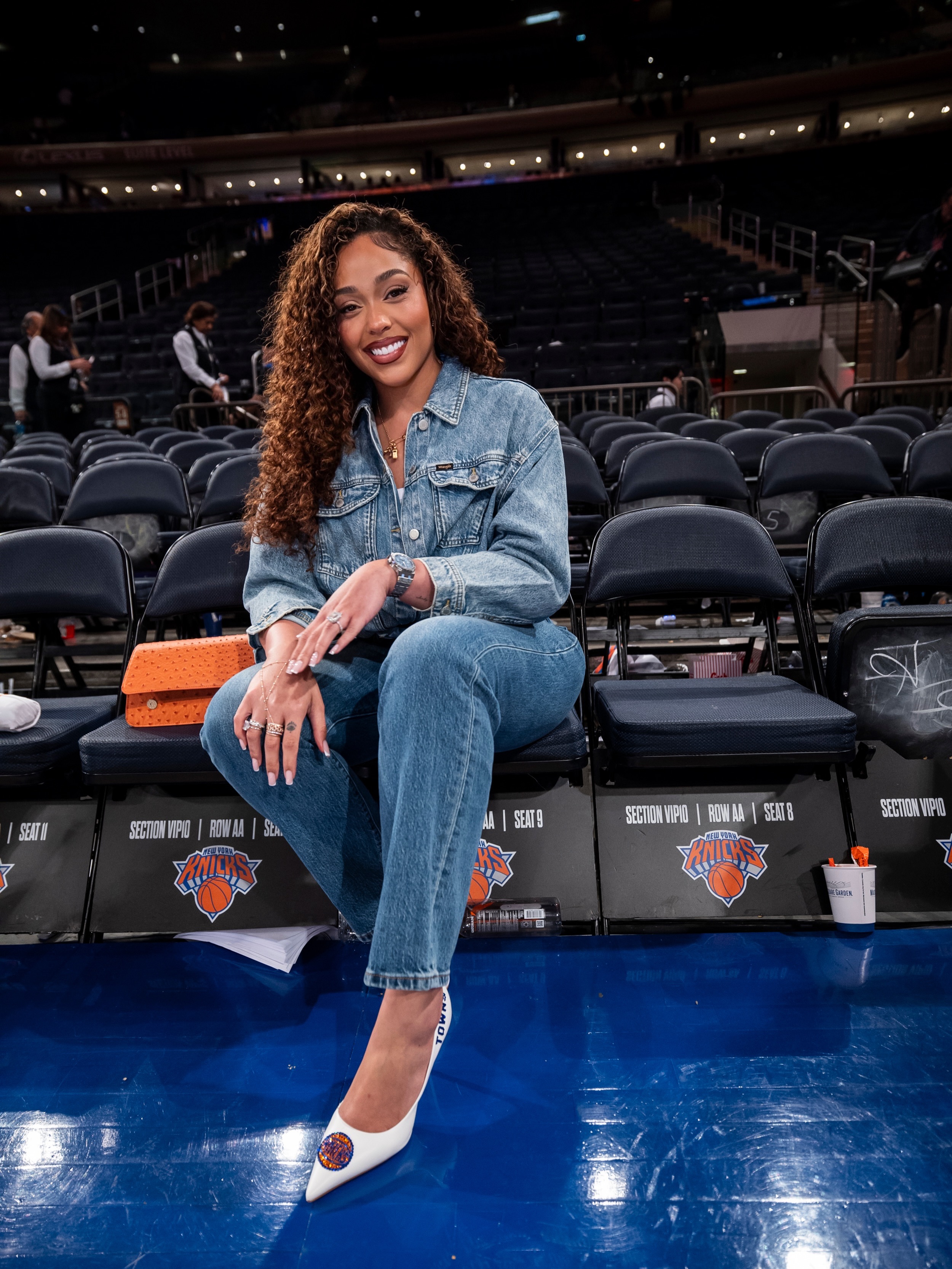 Jordyn Woods reveals the 'lucky' item she won't ditch during Knicks ...