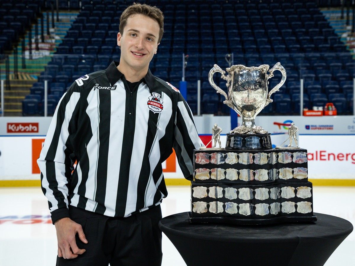 Essex's Luke Pye caps season as the lone OHL linesman working at the ...