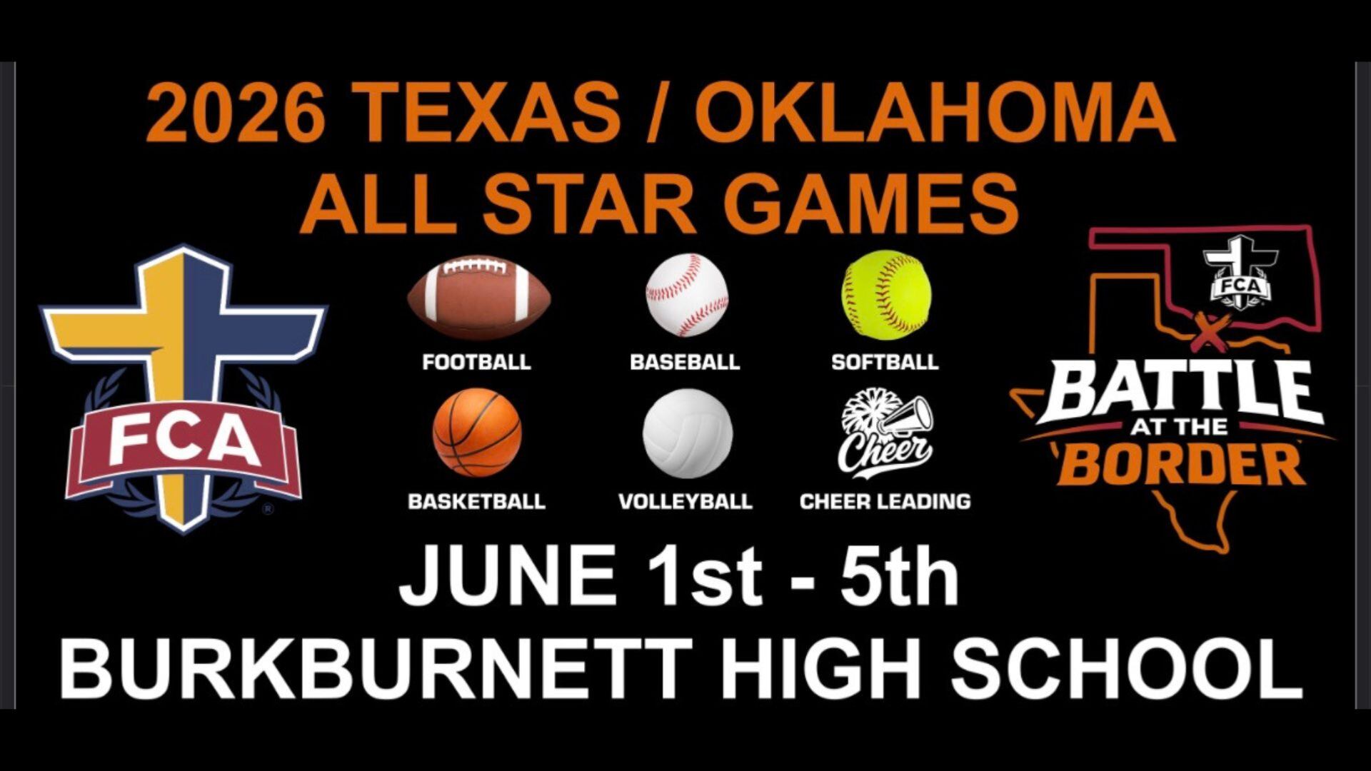 Oklahoma vs. Texas athletes to compete in FCA All-Star event