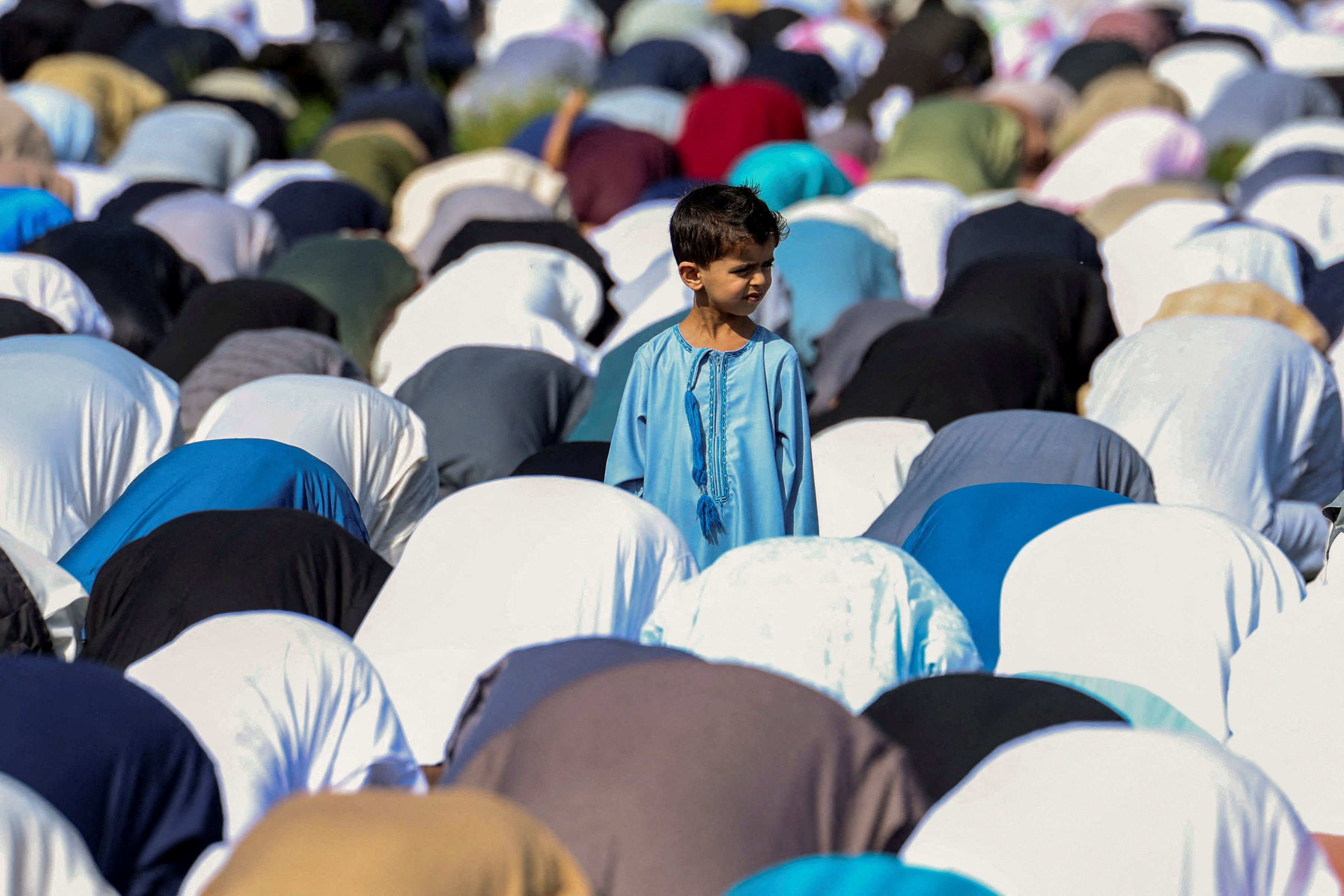 Vivid moments from Eid al-Adha celebrations around the world
