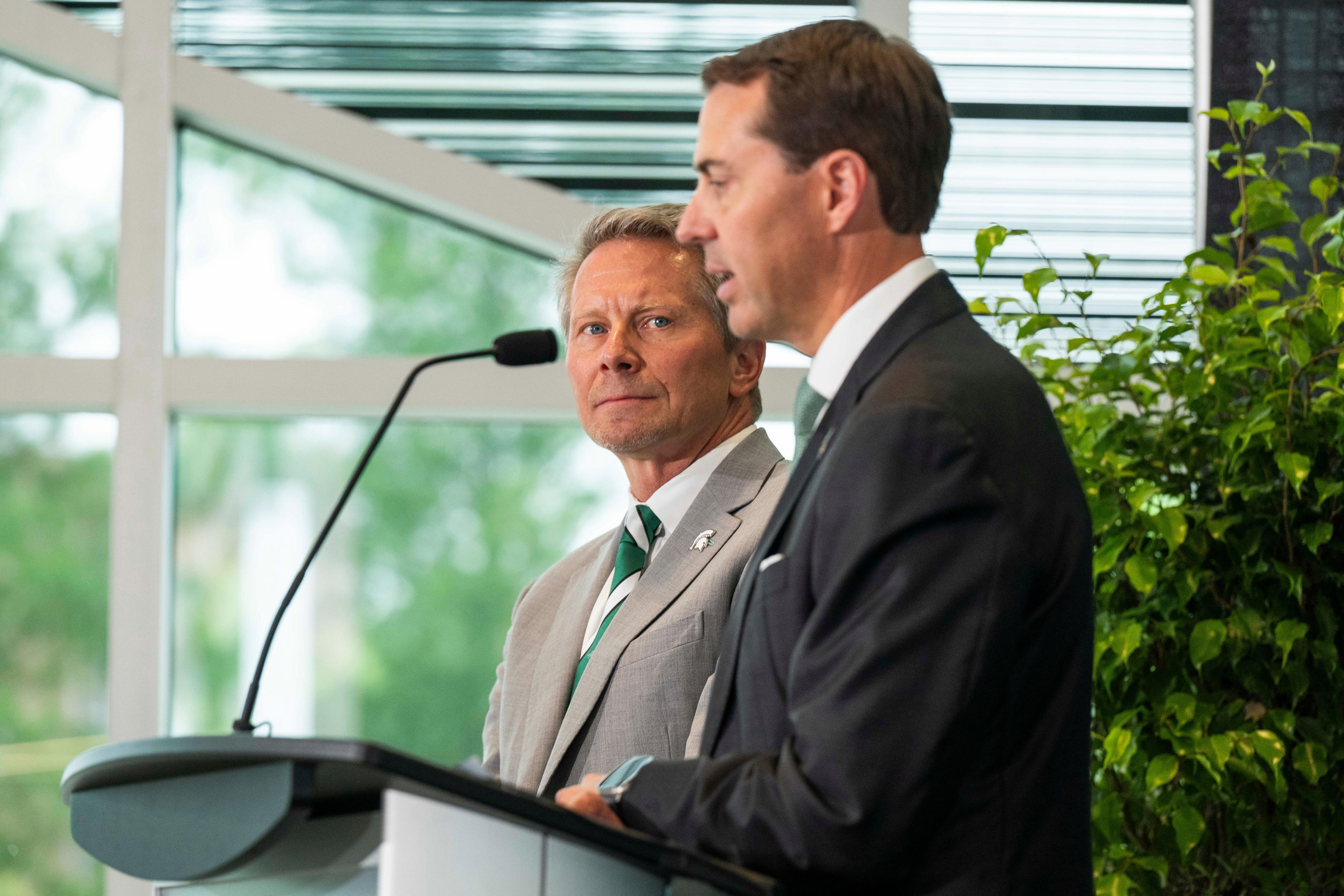 Kevin Guskiewicz's departure triggers buyout clause for MSU AD J Batt