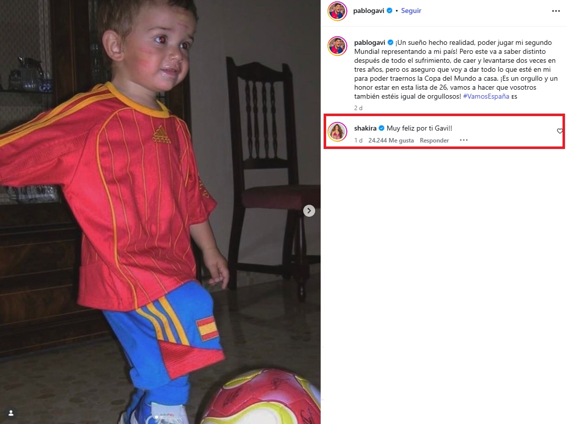 El mensaje de Shakira a joven estrella del Barcelona que causó furor en ...