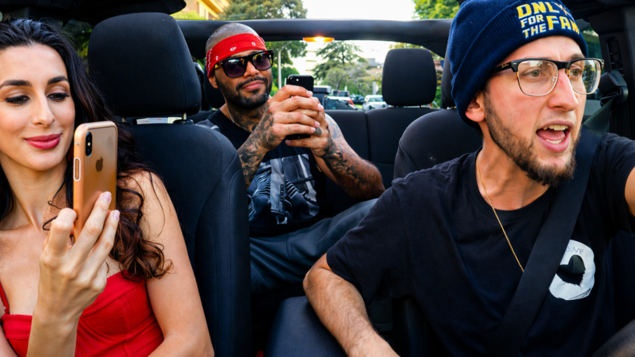 Uber driver raps fast and surprises passengers