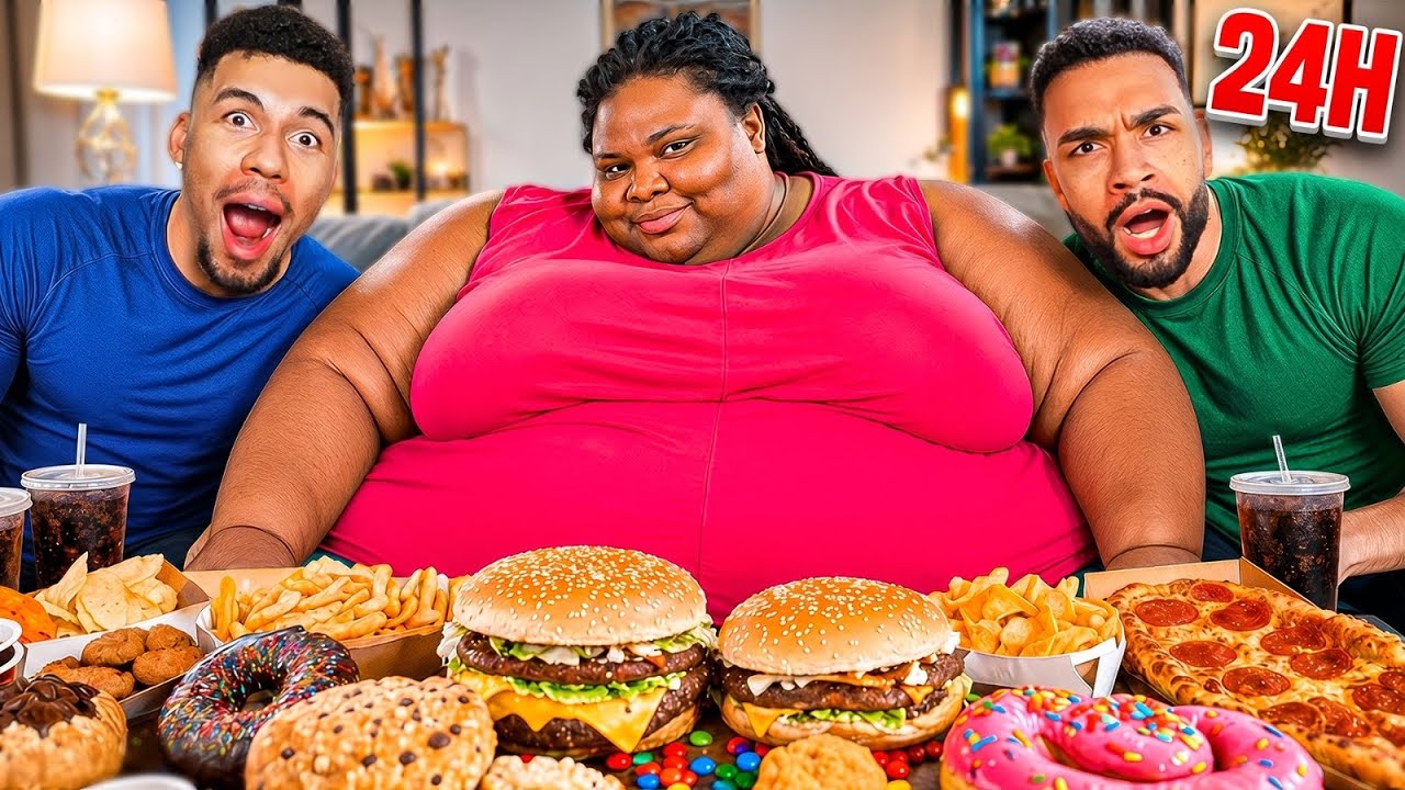 1 Tag essen wie 600 Pfund schwere Frau (geht schief)
