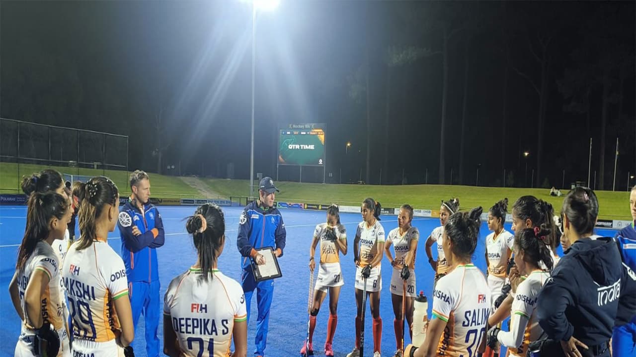 Indian women's hockey team beats Australia in shootout, levels series