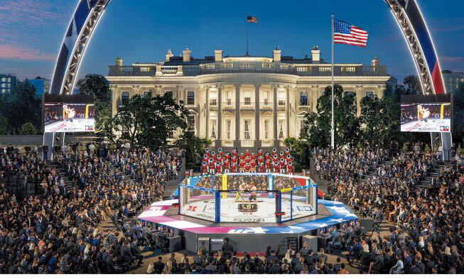UFC Freedom 250 set for White House South Lawn