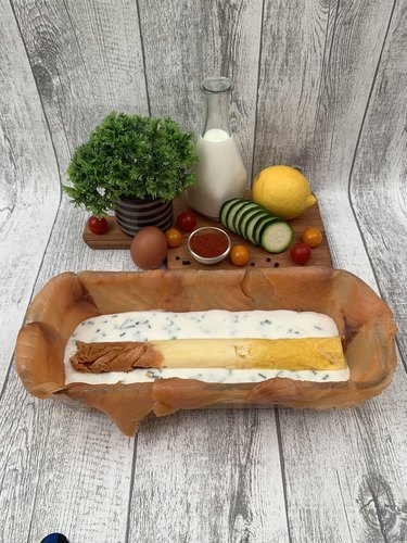 Savory yogurt cake