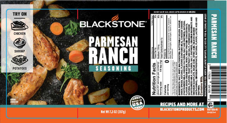 FDA alert: Blackstone Parmesan Ranch seasoning recalled nationwide