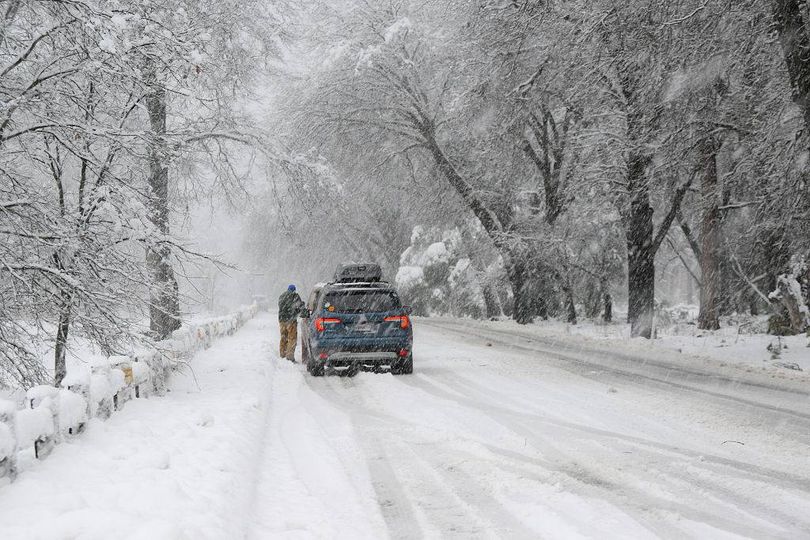 Northern California hit by rare late May snowstorm as mountain roads ...