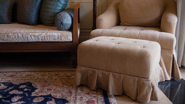Skirted furniture might have a place in your home again: Here's how to ...
