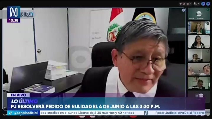 Poder Judicial decidirá el 4 de junio si Roberto Sánchez pasa a juicio oral