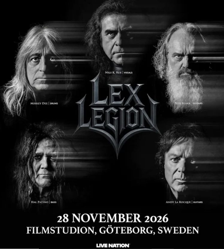Lex Legion: annunciato il primo spettacolo live della band a novembre ...