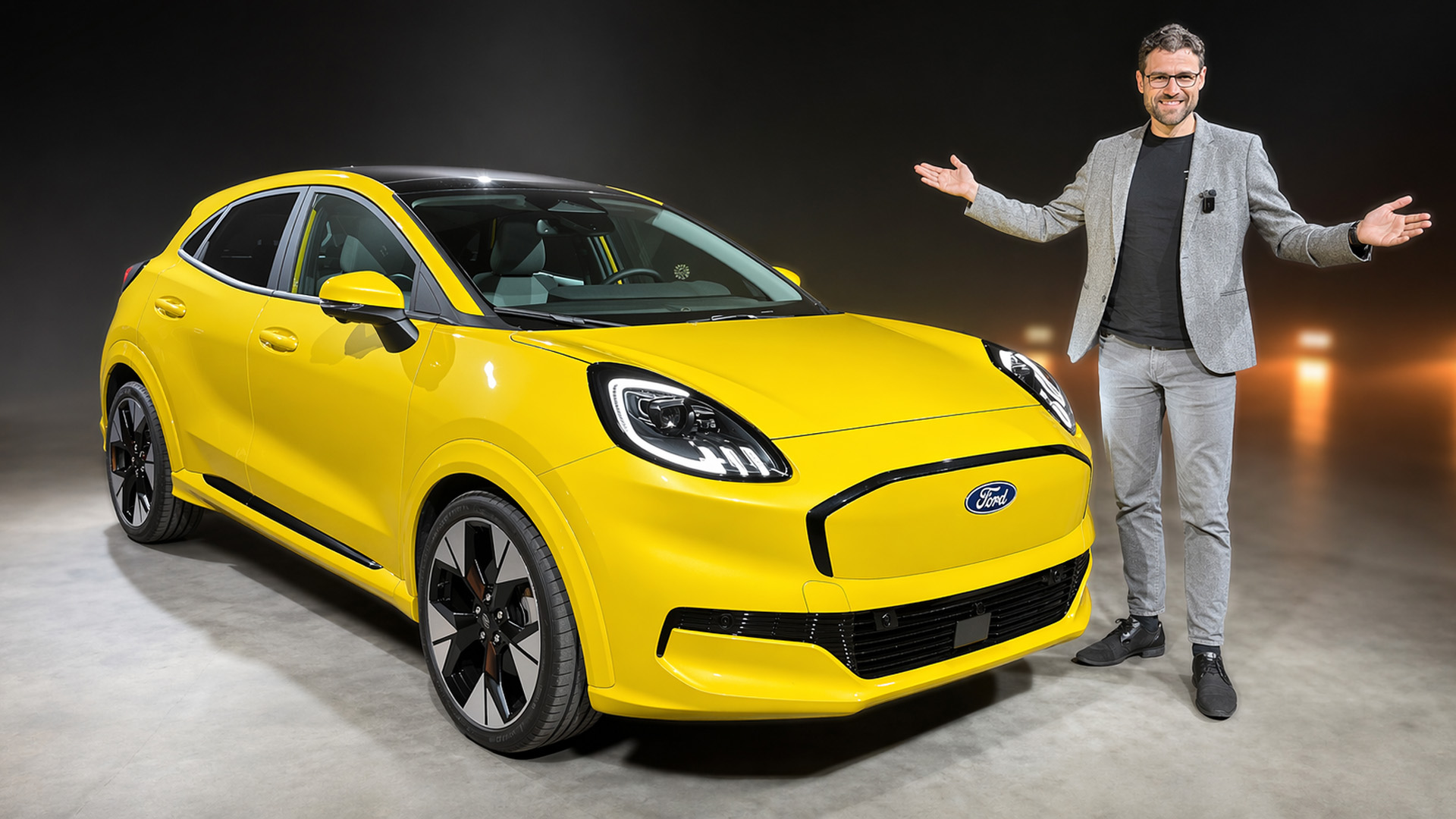 Front des Ford Puma Gen-E mit einem einzigartigeren Grill Design