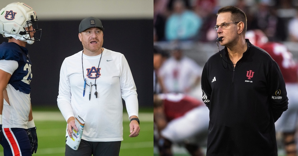 Alex Golesh compares Auburn roster-building to what Curt Cignetti did ...