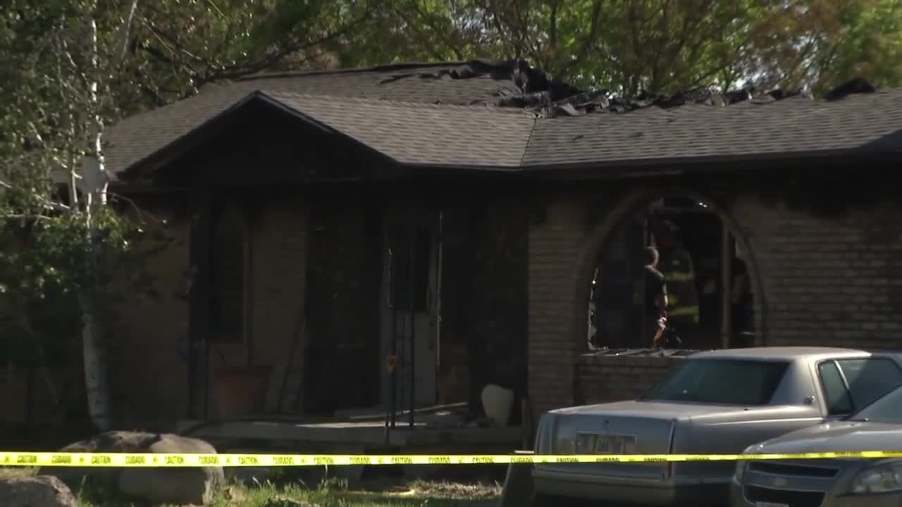 Two people hospitalized following South Jordan house fire