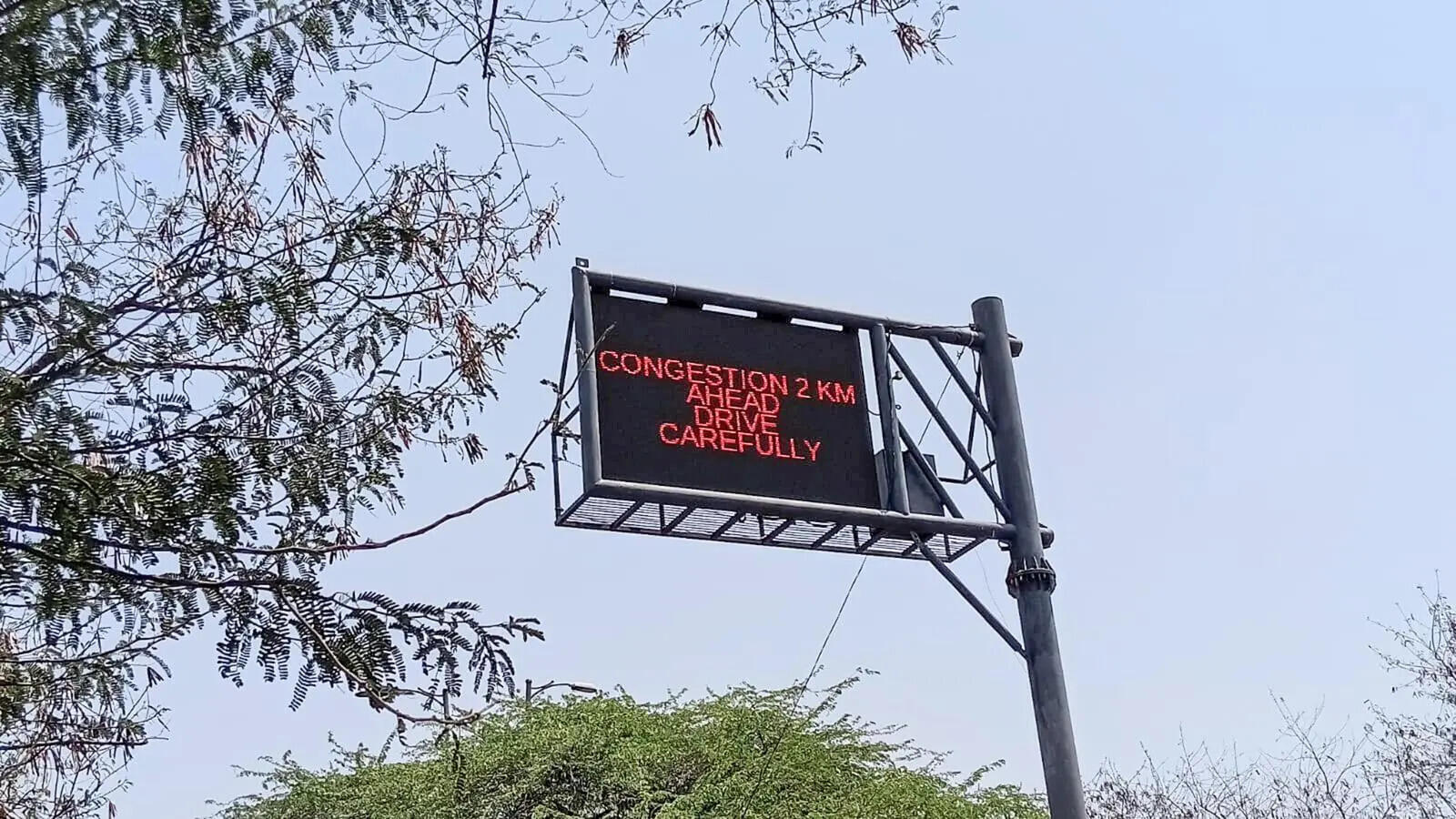 Traffic police upgrades variable message sign boards for real-time ...