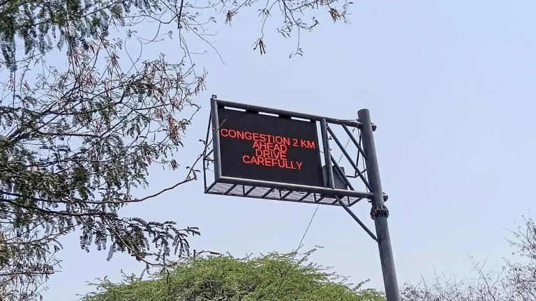 Traffic police upgrades variable message sign boards for real-time ...