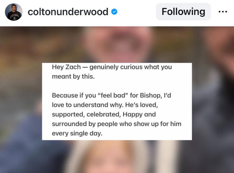 Colton Underwood replies to 'Christian' who told him he feels 'bad' for ...