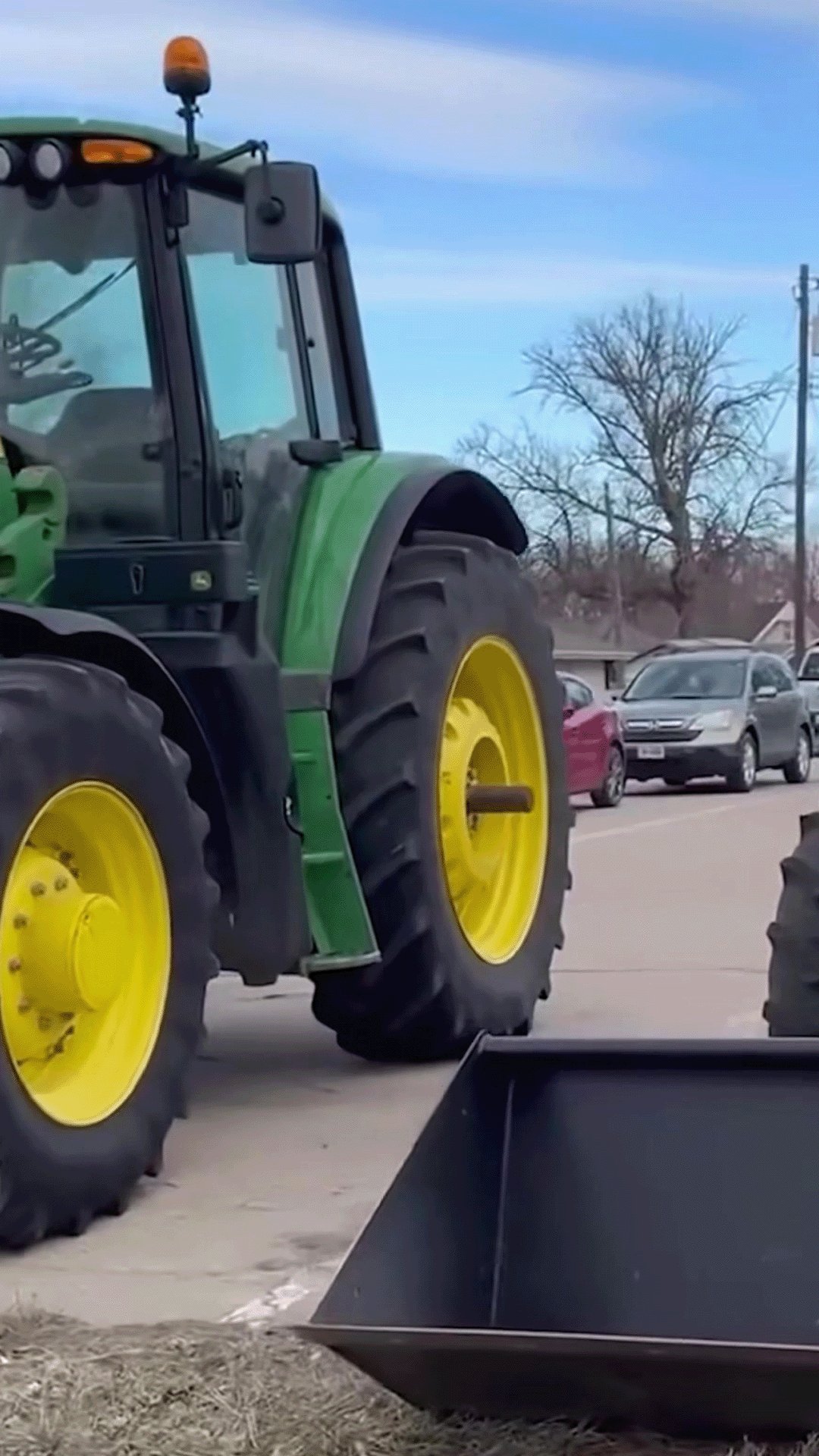 Drive your tractor to school day