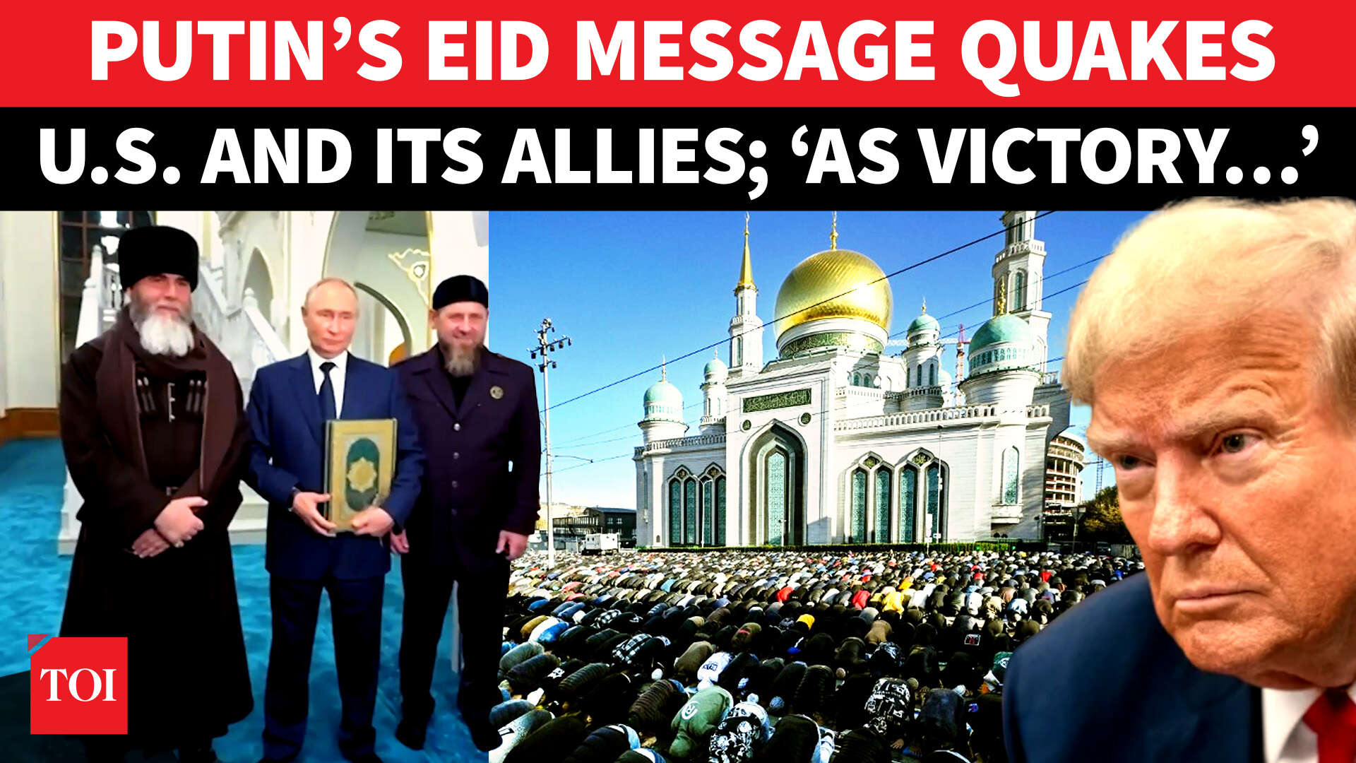 Putin's special Eid message for Russian Muslims; 'Thank you for ...