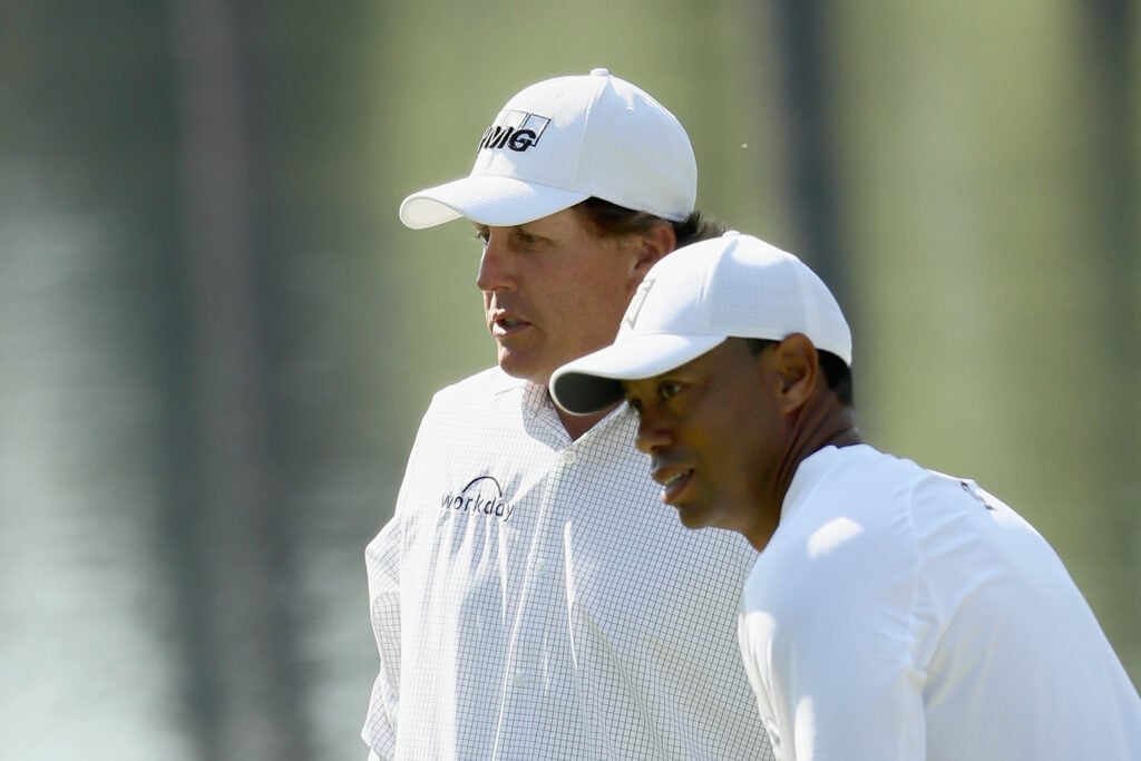Phil Mickelson and Tiger Woods make opposite Open Championship decisions