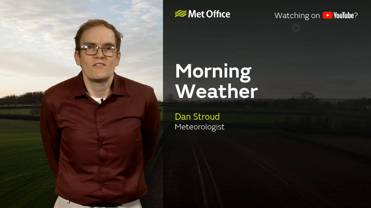 Met Office Tuesday morning weather forecast 10/03/2026