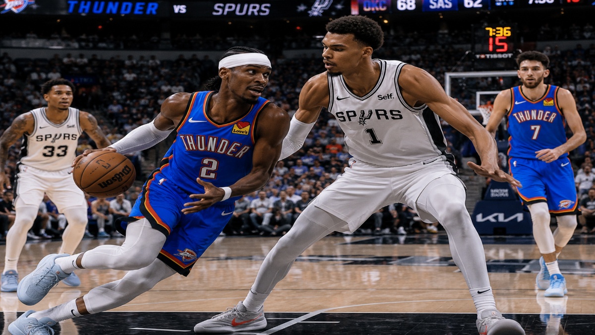 NBA Playoff Statement: Thunders Balanced Attack Pushes Spurs to the ...