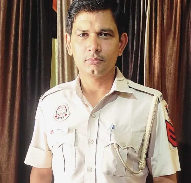 Race against flames: How head constable’s swift action saved visually ...