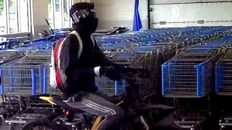 Police: E-bike rider caused chaos inside Walmart