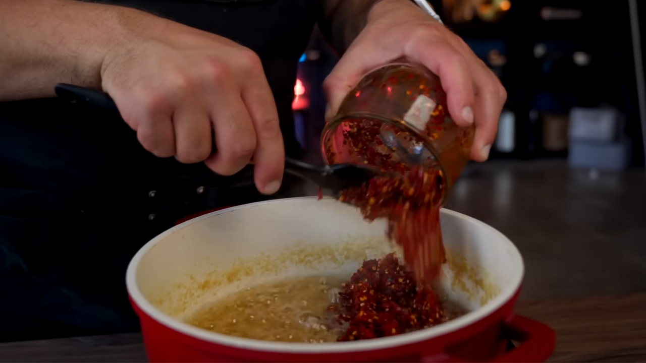 Easy homemade chili crisp with perfect crunch and bold heat