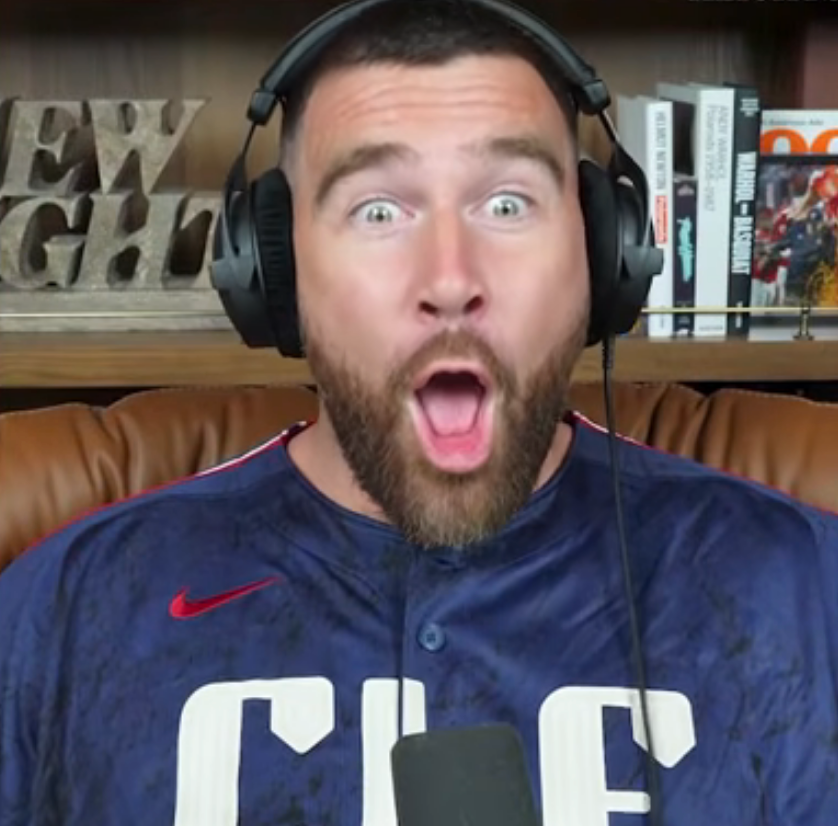 Travis Kelce defended his viral beer chug that had Taylor Swift holding ...