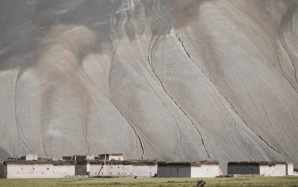 Ladakh unveils first rock check dam to boost irrigation