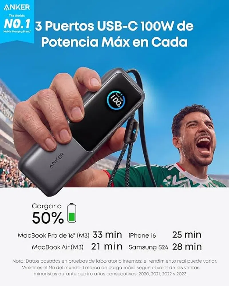 Anker arrasan en Hot Sale 2026: 7 Power Banks con descuento de hasta 55 ...
