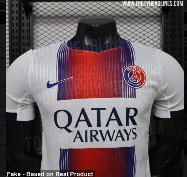 The 2026/2027 PSG away kit is taking shape