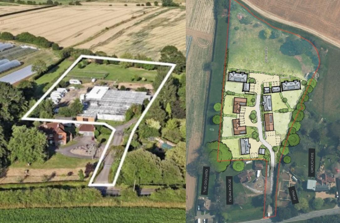 Plans for six homes and office building in Appledram