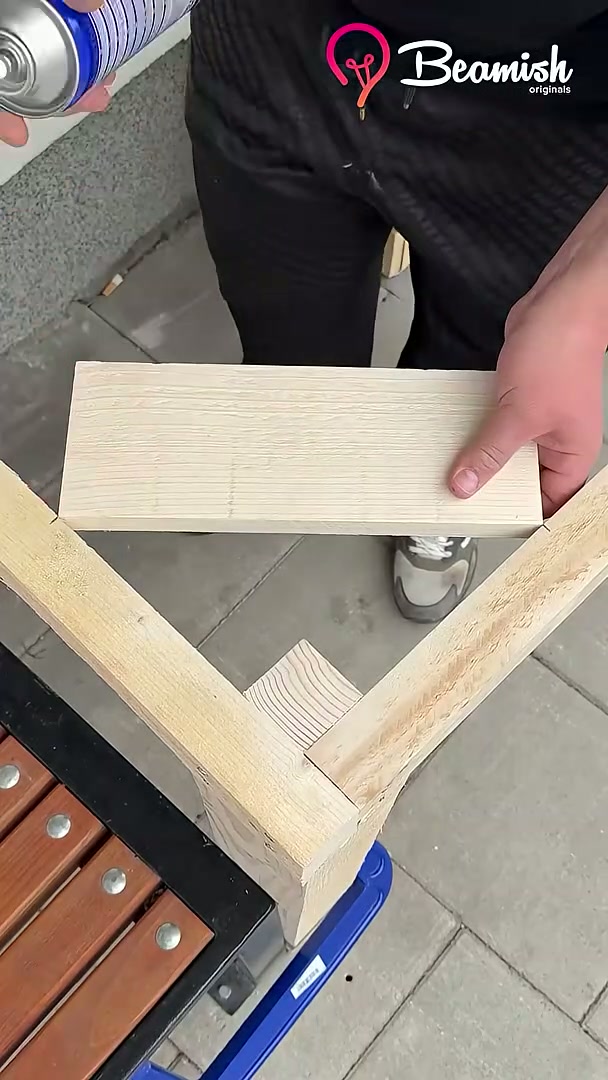 Wooden corner lock technique #diywood #corner #lock #method