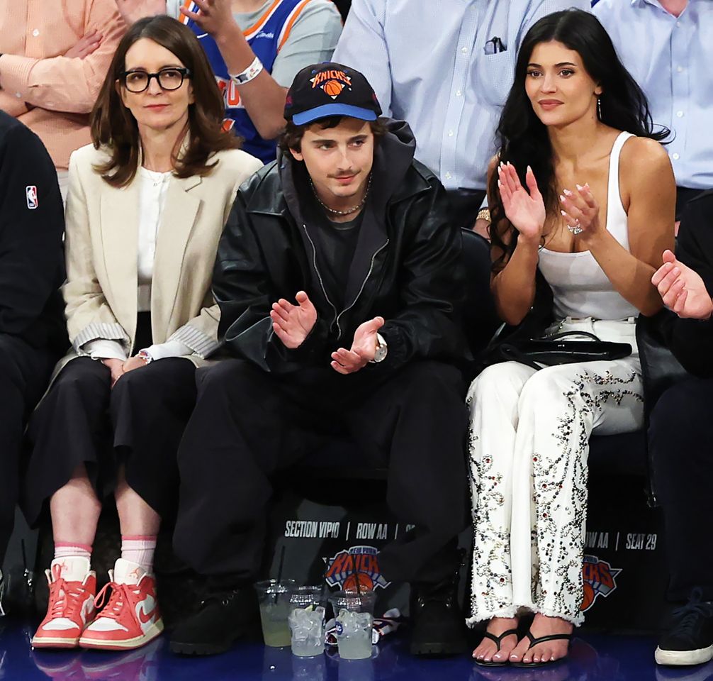 Tina Fey has no beef with Timothée Chalamet for manspreading at Knicks game