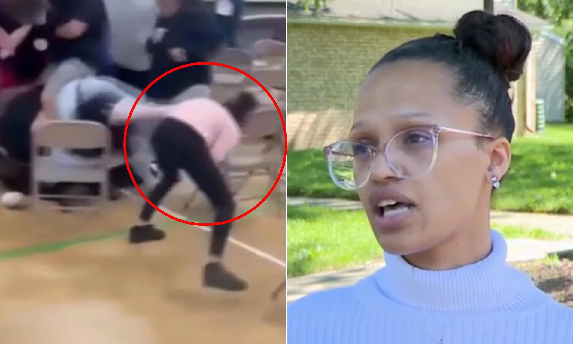 Ohio mom, 28, who shocked America by brawling at kindergarten ...