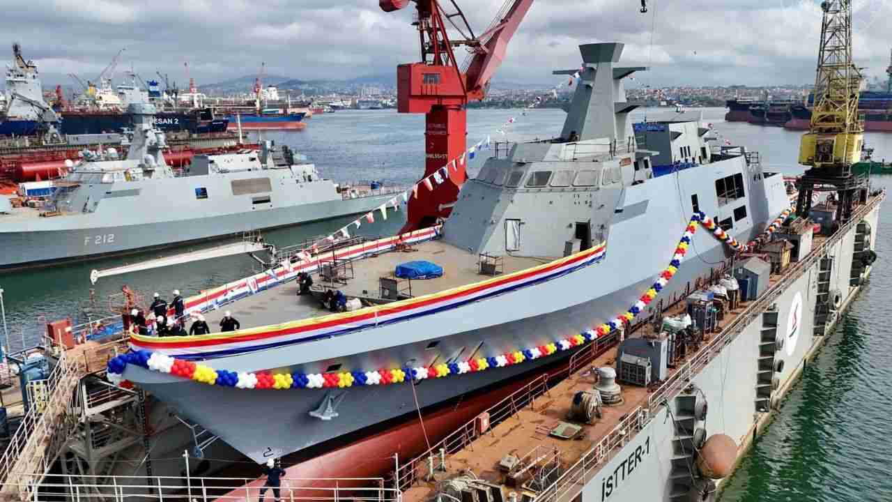 Turkey launches first LMS Batch-2 corvette for the Malaysian Navy in ...